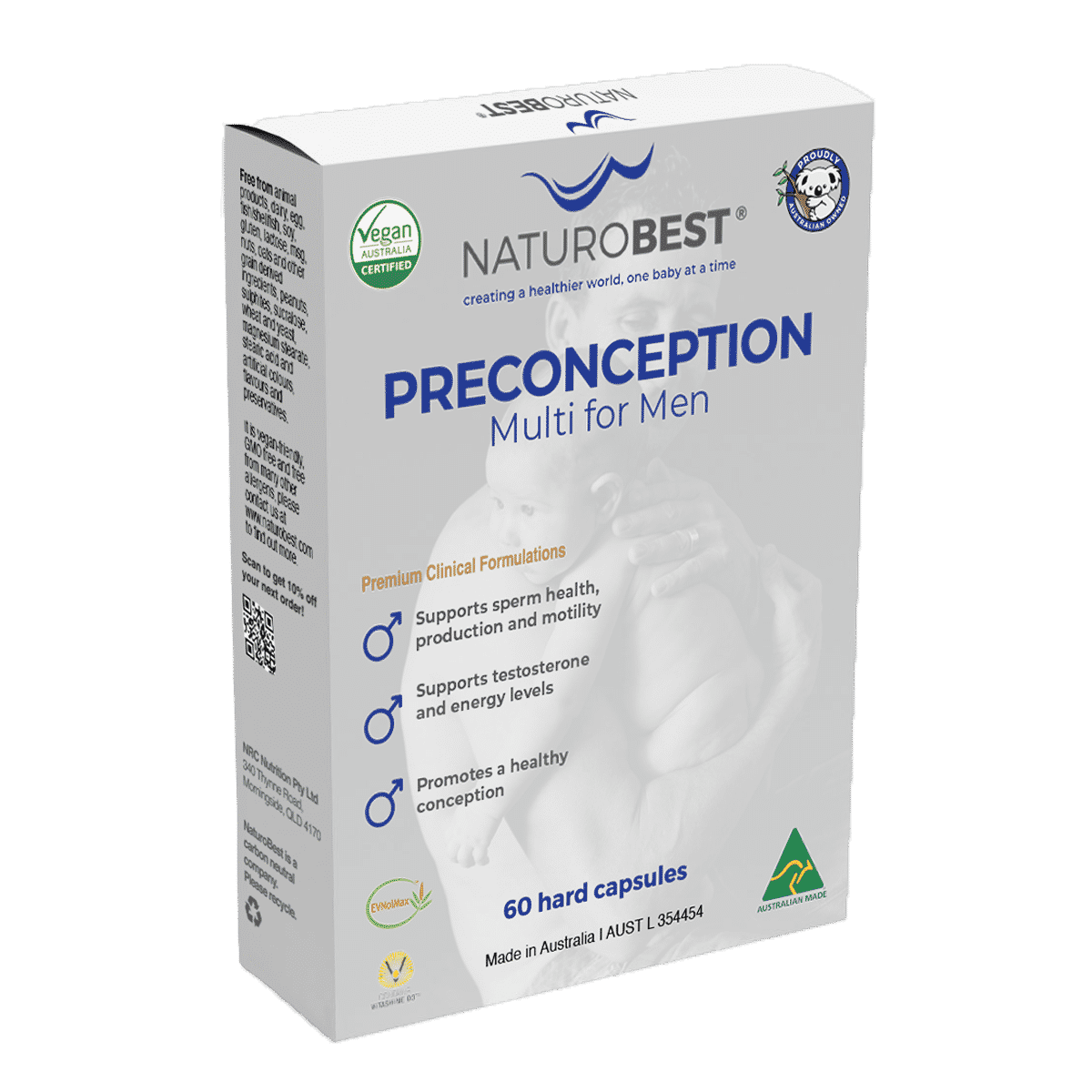 Preconception Multi For Men – BK Naturopathy & Nutrition